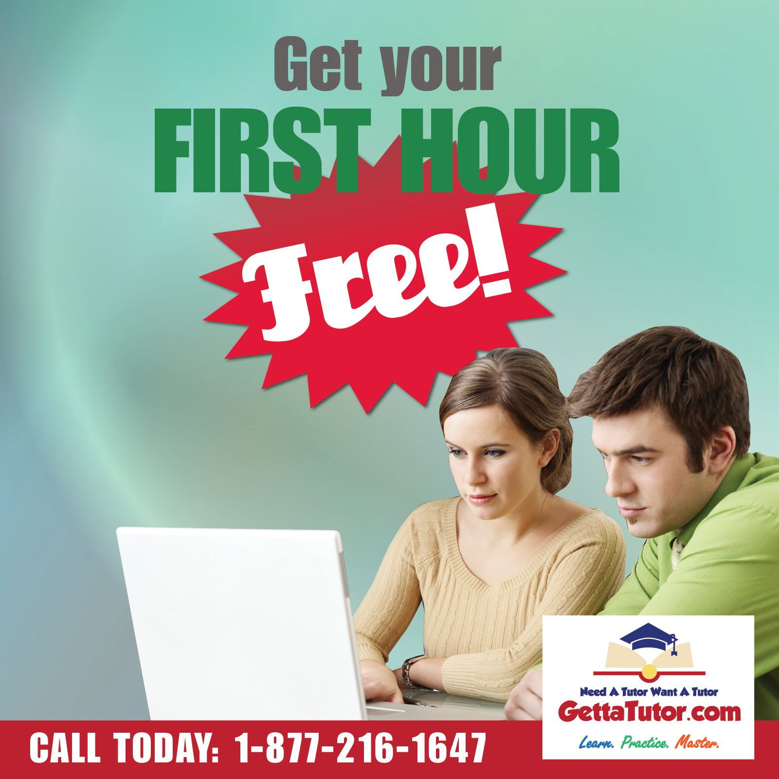 Need A Tutor? Get Your First Hour Free!